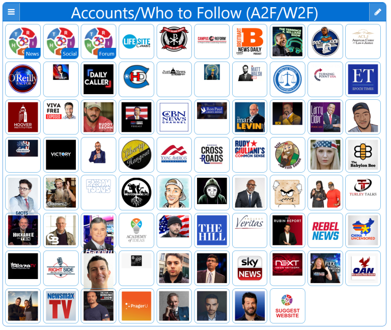 Right360 StartPage: Conservatives to Follow on Social